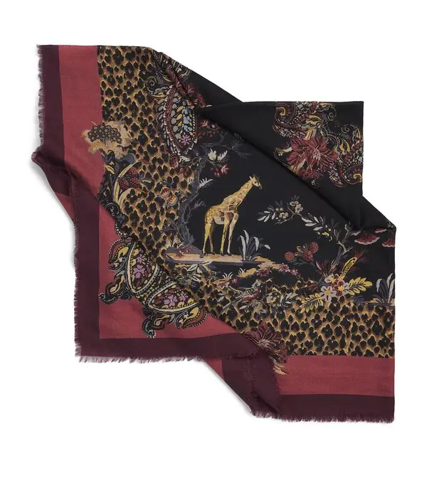 Etro Wool-silk Paisley Aida Shawl