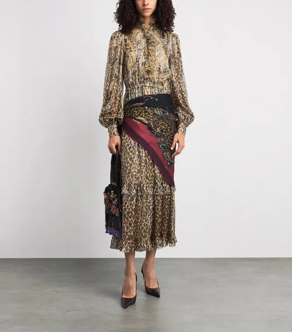 Etro Wool-silk Paisley Aida Shawl