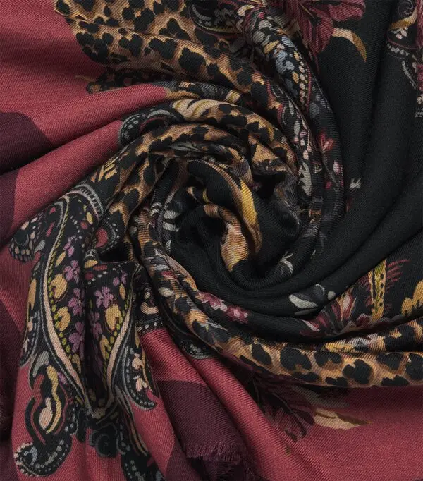 Etro Wool-silk Paisley Aida Shawl