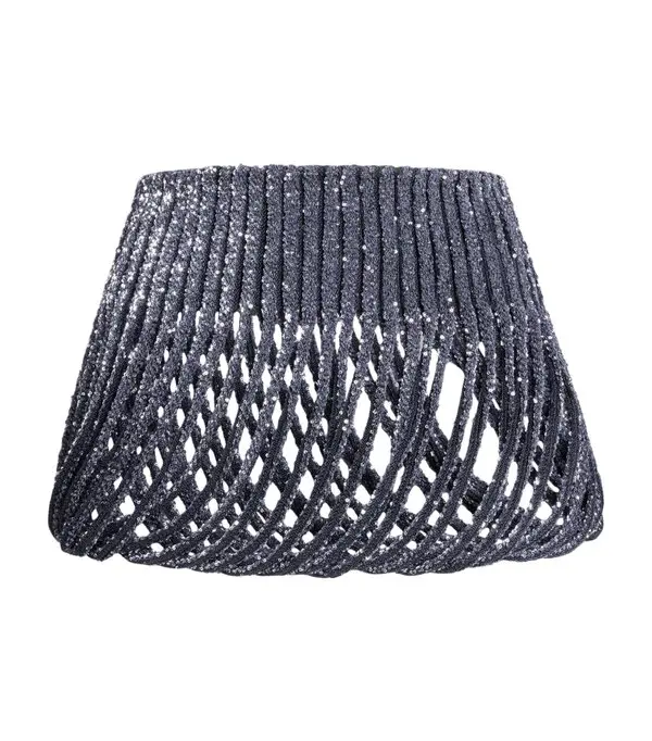 Alaïa Sequin Knit Belt - Navy