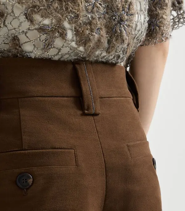 Brunello Cucinelli Moleskin Sartorial Trousers