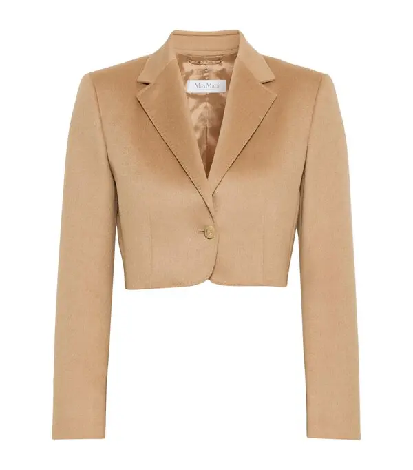 Max Mara Camelwool Cropped Blazer