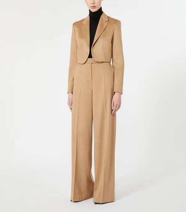 Max Mara Camelwool Cropped Blazer