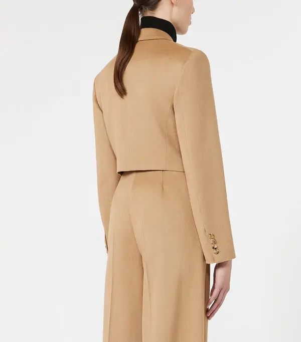 Max Mara Camelwool Cropped Blazer