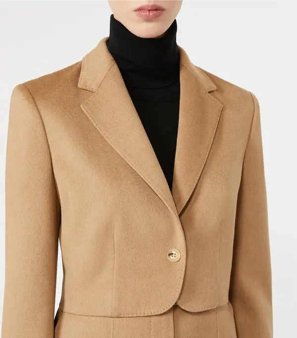 Max Mara Camelwool Cropped Blazer