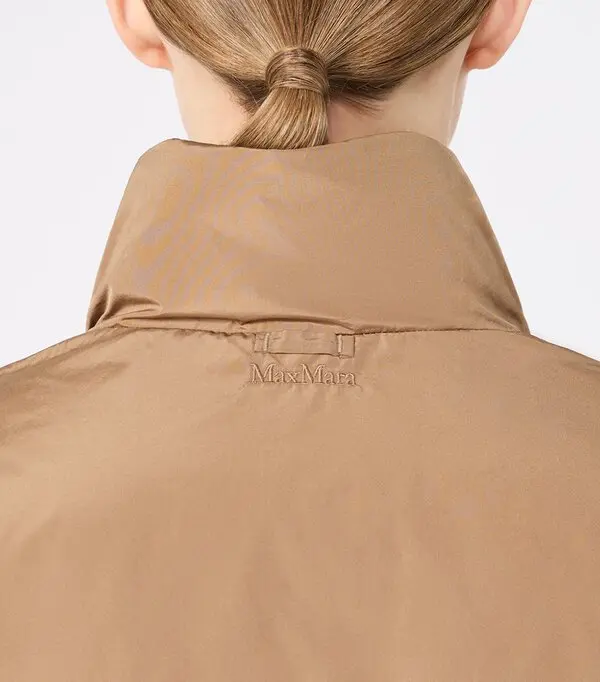 Max Mara Camel Wool Down-filled Jacket