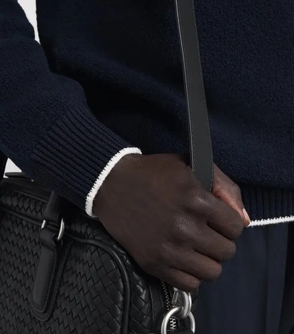 Herno Virgin Wool-blend Quarter-zip Sweater