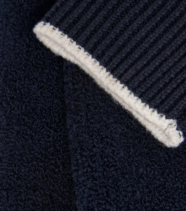 Herno Virgin Wool-blend Quarter-zip Sweater