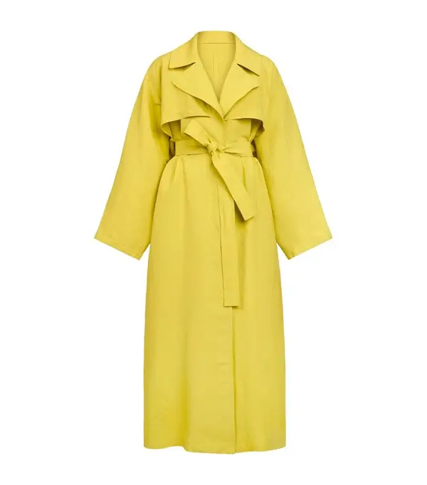 Alaïa Technical Toile Trench Coat