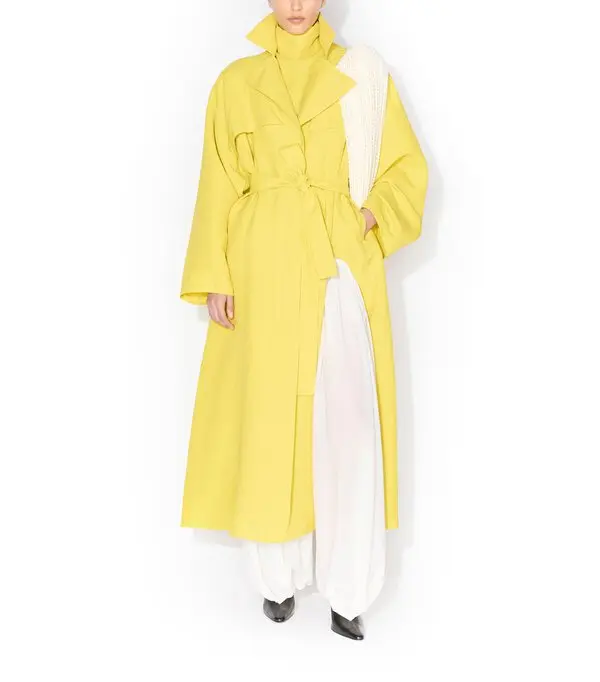 Alaïa Technical Toile Trench Coat