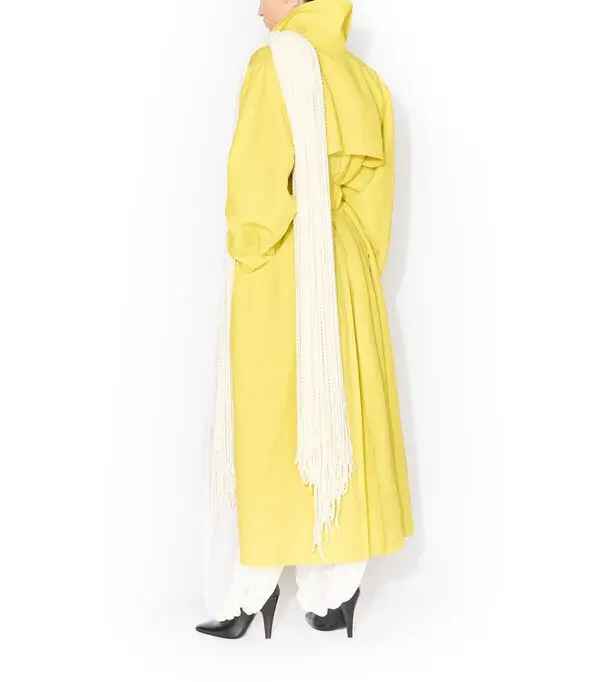 Alaïa Technical Toile Trench Coat