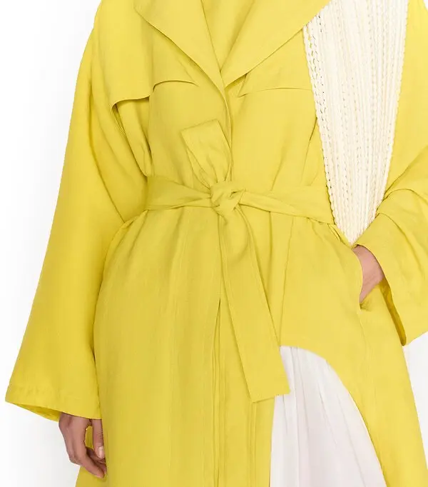 Alaïa Technical Toile Trench Coat