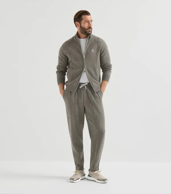 Brunello Cucinelli Technical Cotton Sneakers