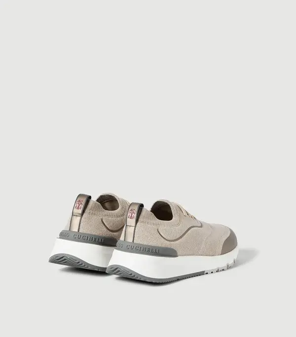 Brunello Cucinelli Technical Cotton Sneakers