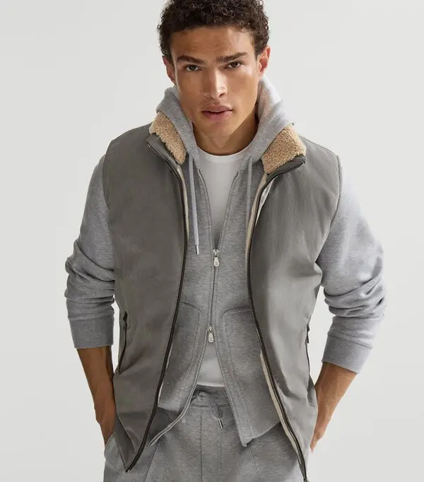 Brunello Cucinelli Waxed Techno Down-filled Gilet