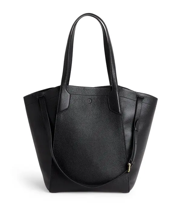 Harrods Medium Leather Freya Tote Bag