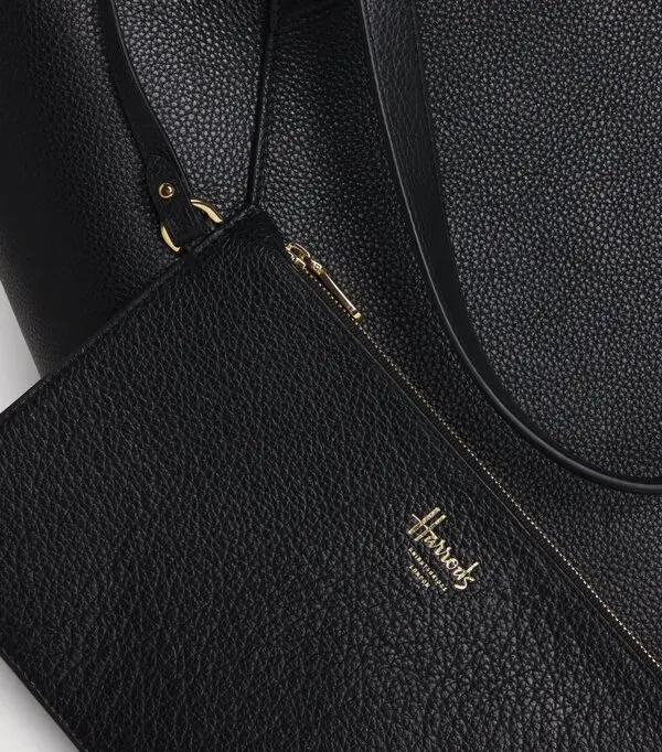 Harrods Medium Leather Freya Tote Bag