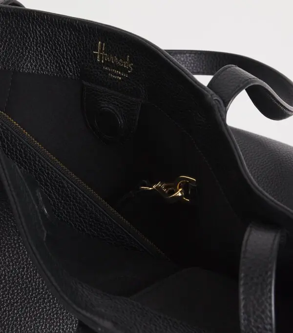 Harrods Medium Leather Freya Tote Bag