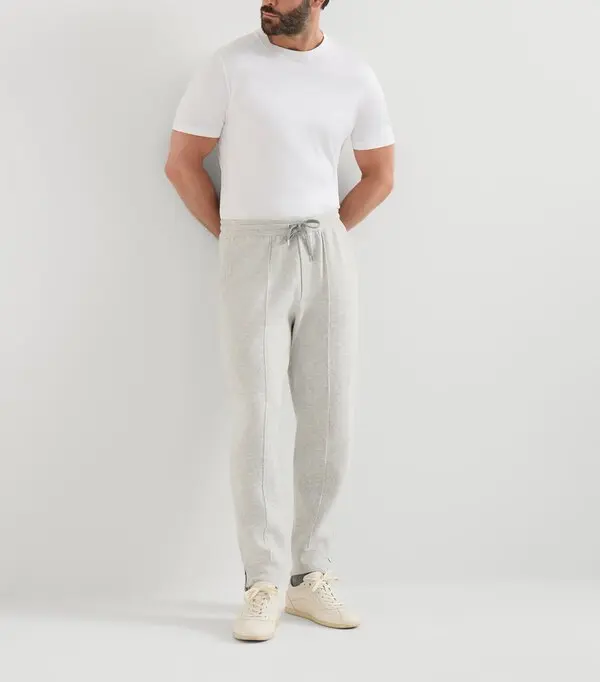 Brunello Cucinelli Cashmere-blend Double-knit Sweatpants