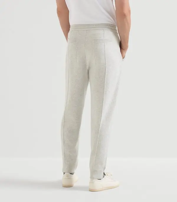 Brunello Cucinelli Cashmere-blend Double-knit Sweatpants