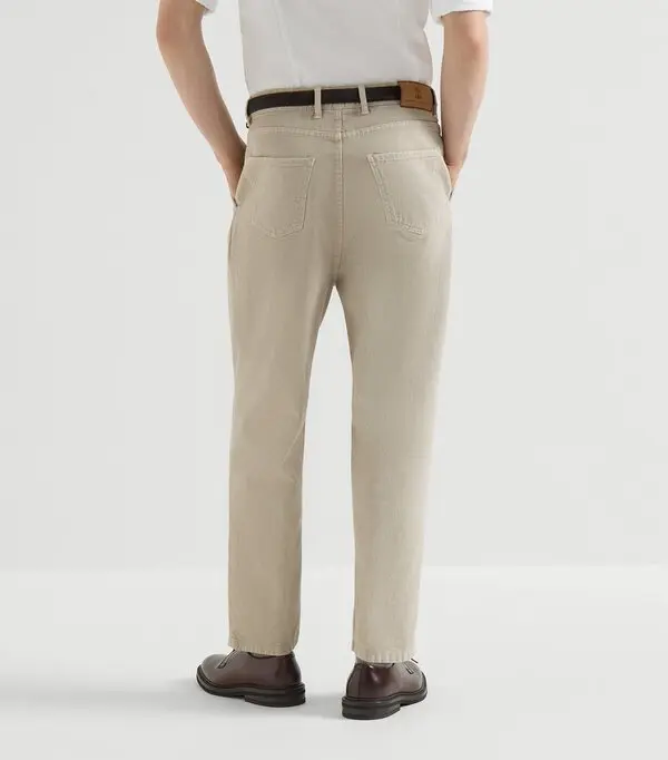 Brunello Cucinelli Cotton Denim Five-pocket Trousers