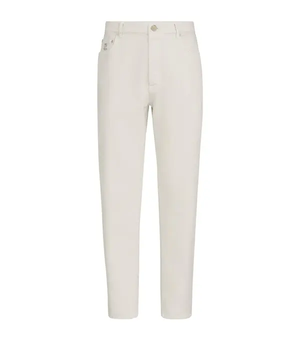 Brunello Cucinelli Cotton Denim Five-pocket Trousers
