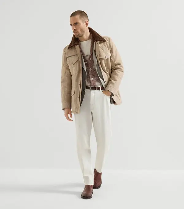 Brunello Cucinelli Cotton Denim Five-pocket Trousers