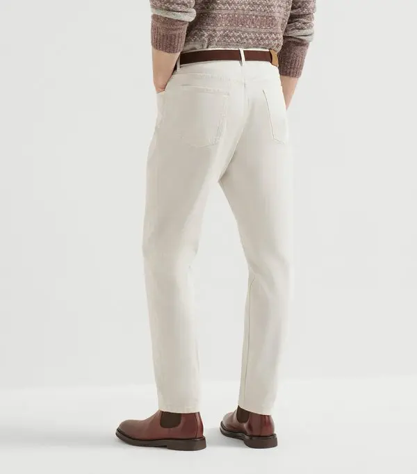Brunello Cucinelli Cotton Denim Five-pocket Trousers