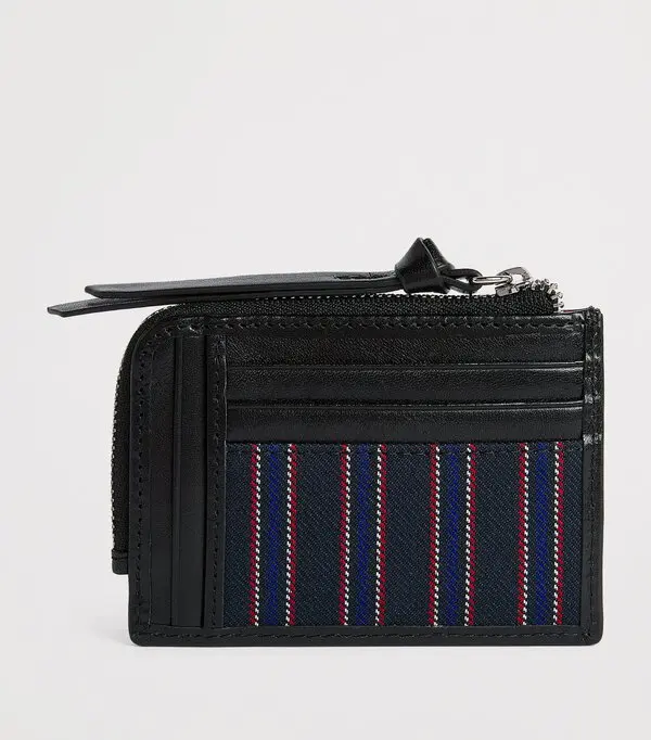VIVIENNE WESTWOOD Stripe Zip Card Holder
