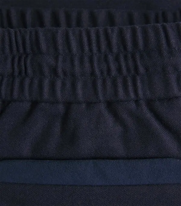 Sease Stretch Virgin Wool Drawstring Trousers