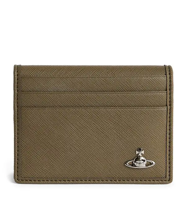 VIVIENNE WESTWOOD Saffiano-effect Card Holder