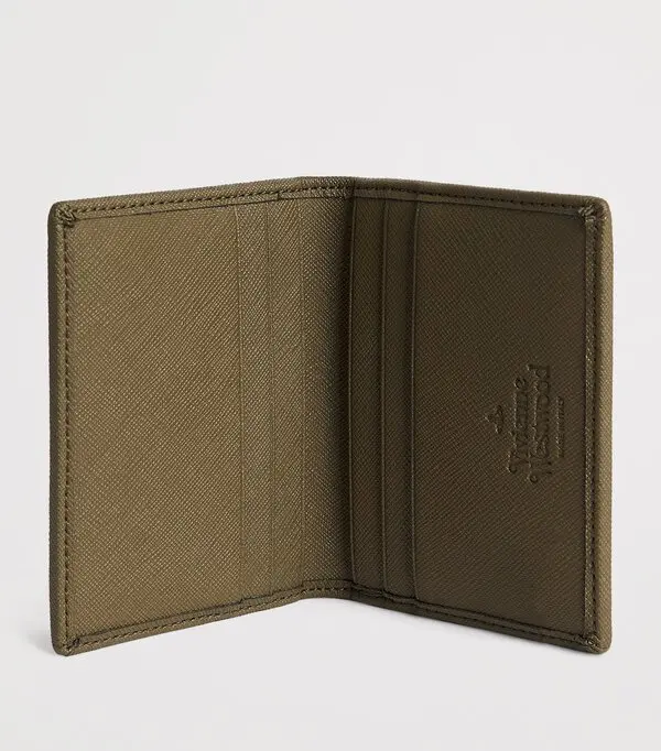 VIVIENNE WESTWOOD Saffiano-effect Card Holder