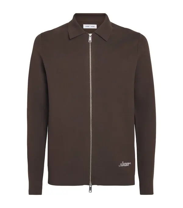 SAMSØE SAMSØE Zip-up Polo Sweater