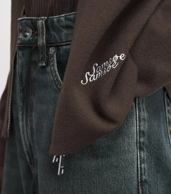 SAMSØE SAMSØE Zip-up Polo Sweater