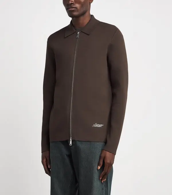 SAMSØE SAMSØE Zip-up Polo Sweater