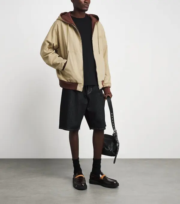 MAISON MARGIELA Reversible Hoodie Bomber Jacket