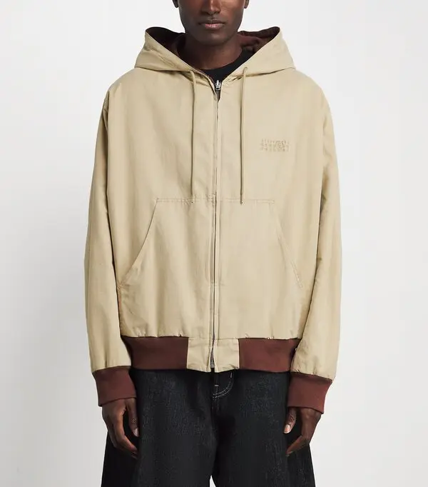 MAISON MARGIELA Reversible Hoodie Bomber Jacket