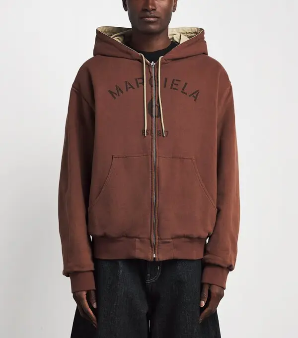 MAISON MARGIELA Reversible Hoodie Bomber Jacket