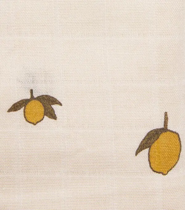 KONGES SLOJD Organic Cotton Lemon Muslin Cloths