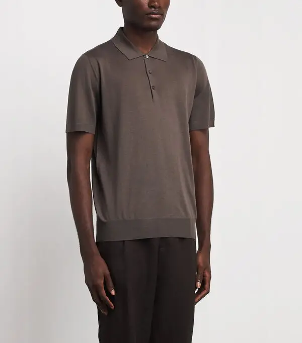 Corneliani Wool Polo Shirt