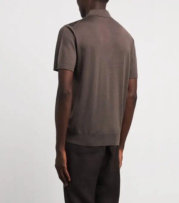 Corneliani Wool Polo Shirt