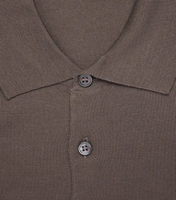 Corneliani Wool Polo Shirt