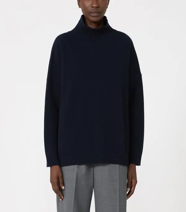 Max Mara Virgin Wool High-neck Sweater