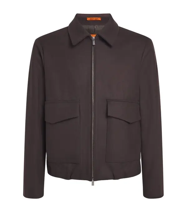 Barena Venezia Wool-blend Tailored Bomber Jacket
