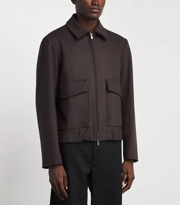 Barena Venezia Wool-blend Tailored Bomber Jacket