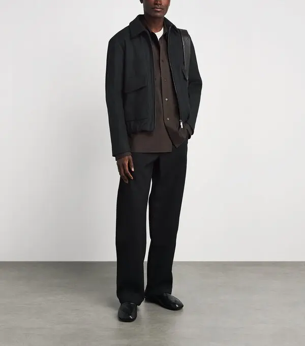 Barena Venezia Wool-blend Tailored Bomber Jacket