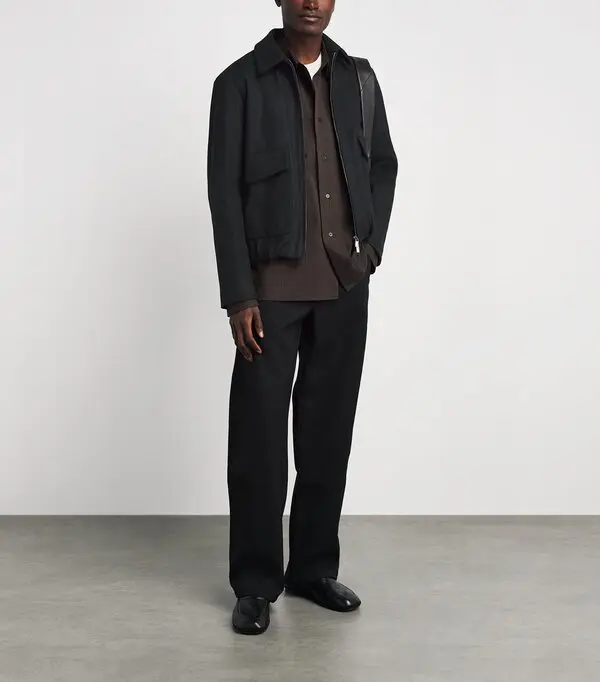 Barena Venezia Wool-blend Tailored Bomber Jacket