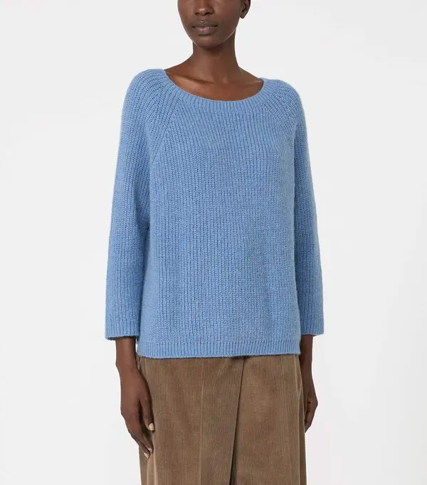 Max Mara Ribbed Round-neck Sweater