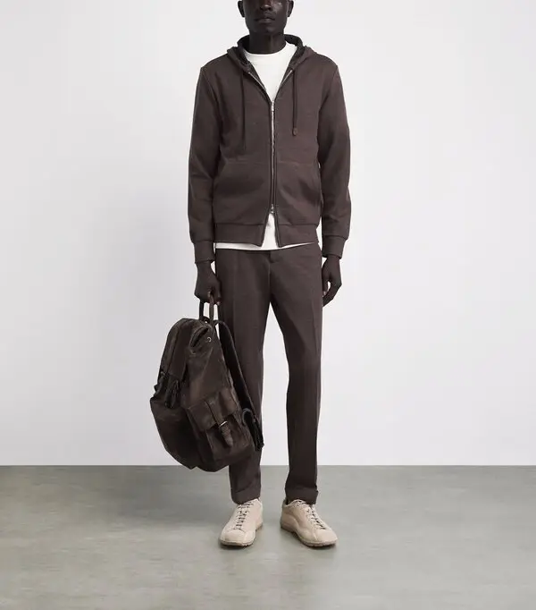 Marco Pescarolo Cashmere-blend Drawstring Trousers