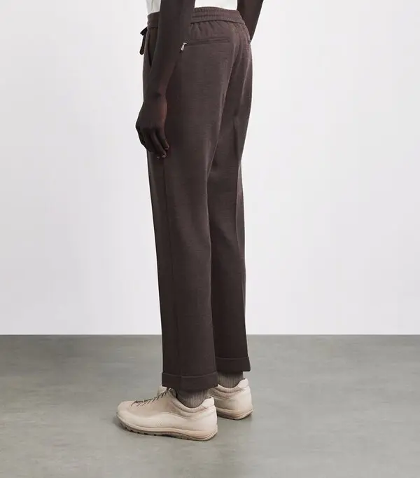 Marco Pescarolo Cashmere-blend Drawstring Trousers